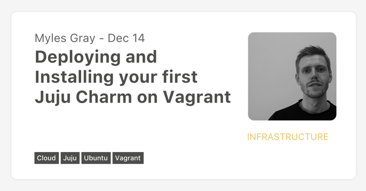 Deploying and Installing your first Juju Charm on Vagrant | Blah, Cloud